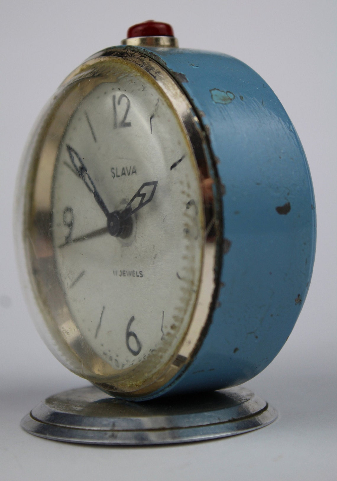 Soviet Clock. Alarm USSR. Mechanical Alarm. Vintage Clock - Etsy