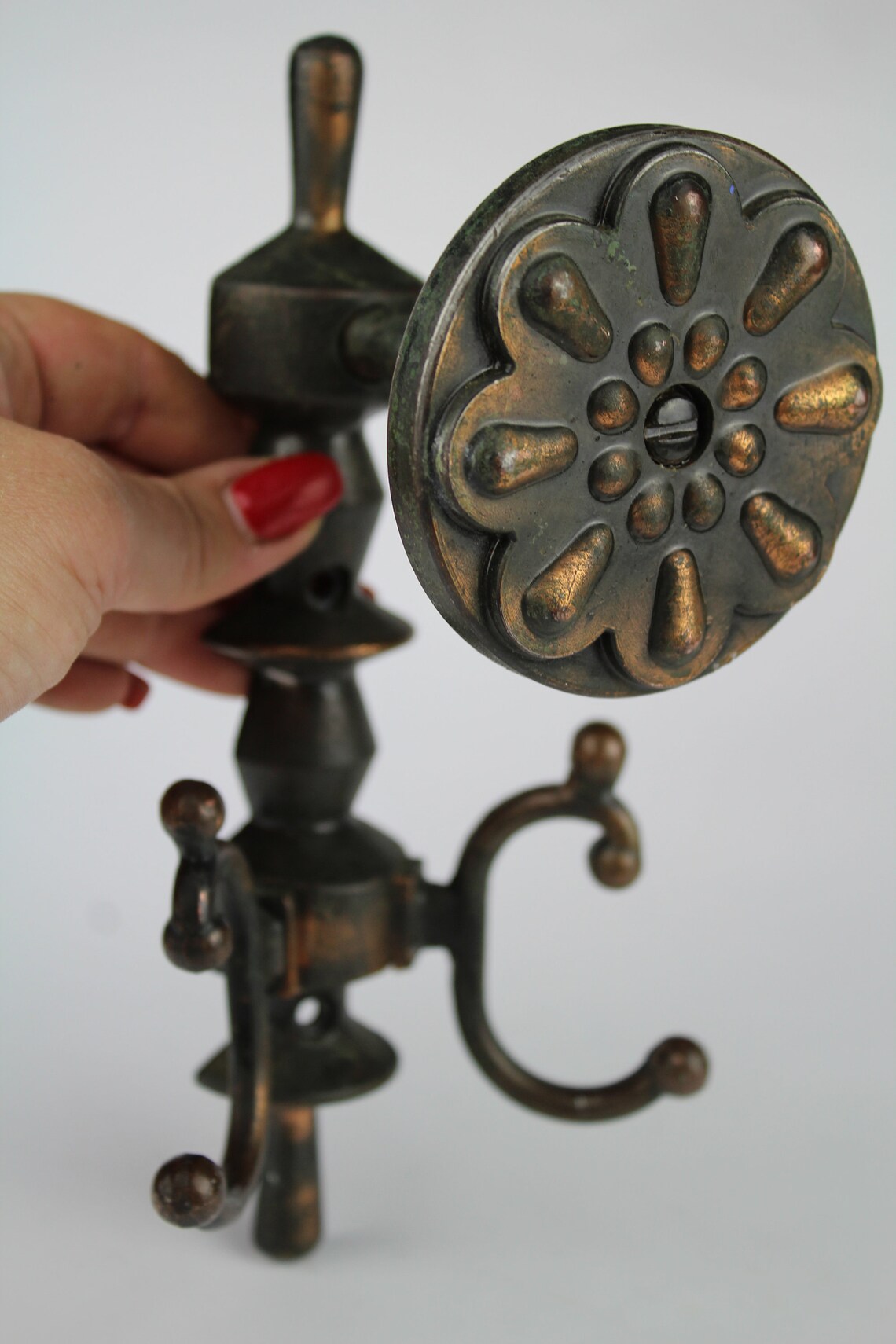 Rare Soviet Triple Wall Hook. Soviet Coat Hook. Metal Wall - Etsy