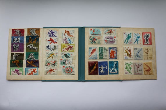 Soviet Postage Stamp Collecting Album Vintage Soviet Stamp | Etsy