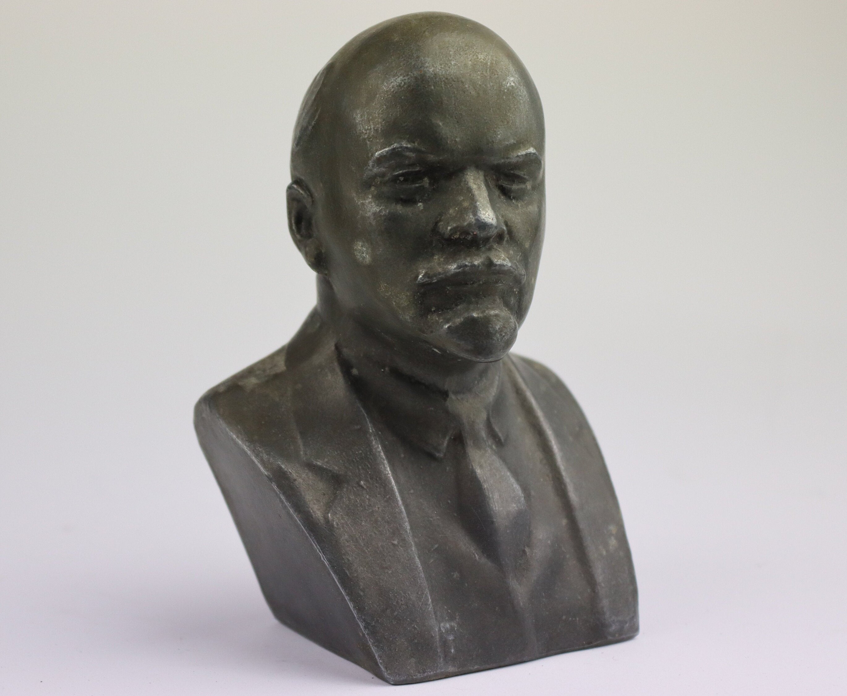 Bust of Lenin. Vintage Desk Souvenir. Memorabilia Soviet Era. | Etsy