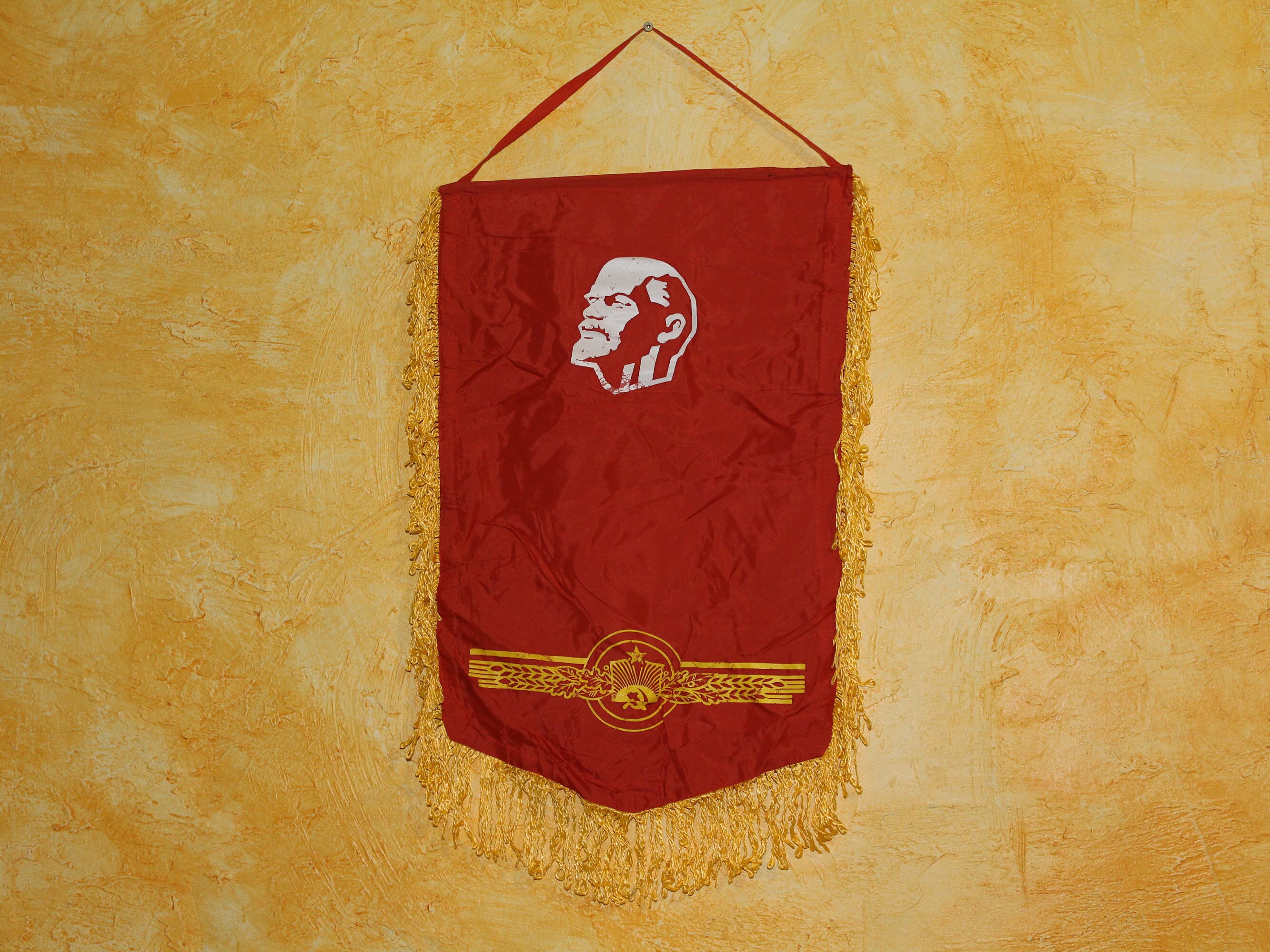 Vintage Soviet Flag Banner. Lenin Pennant . Banner USSR. - Etsy