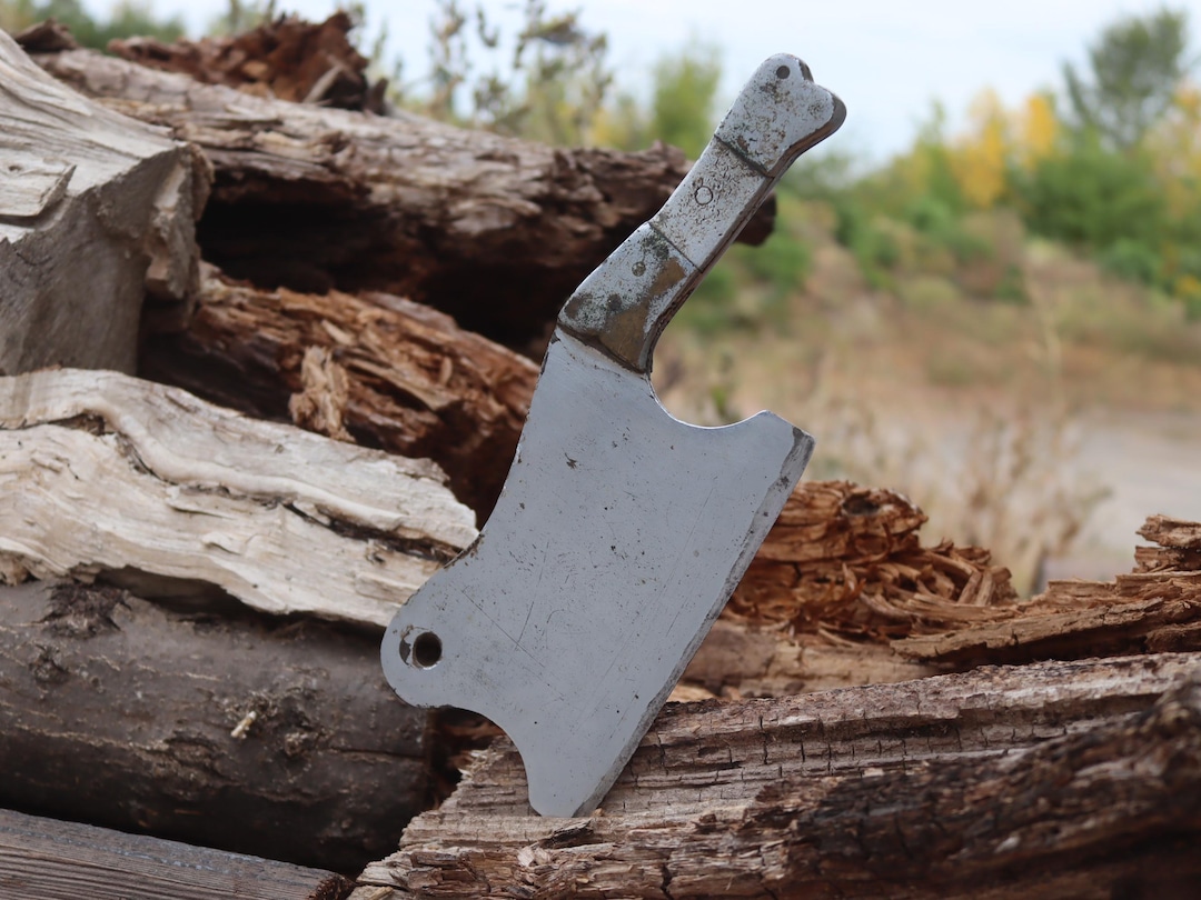 Soviet Meat Cleaver With Brass Handle, Hatchet, Chopping, Vintage Axe ...