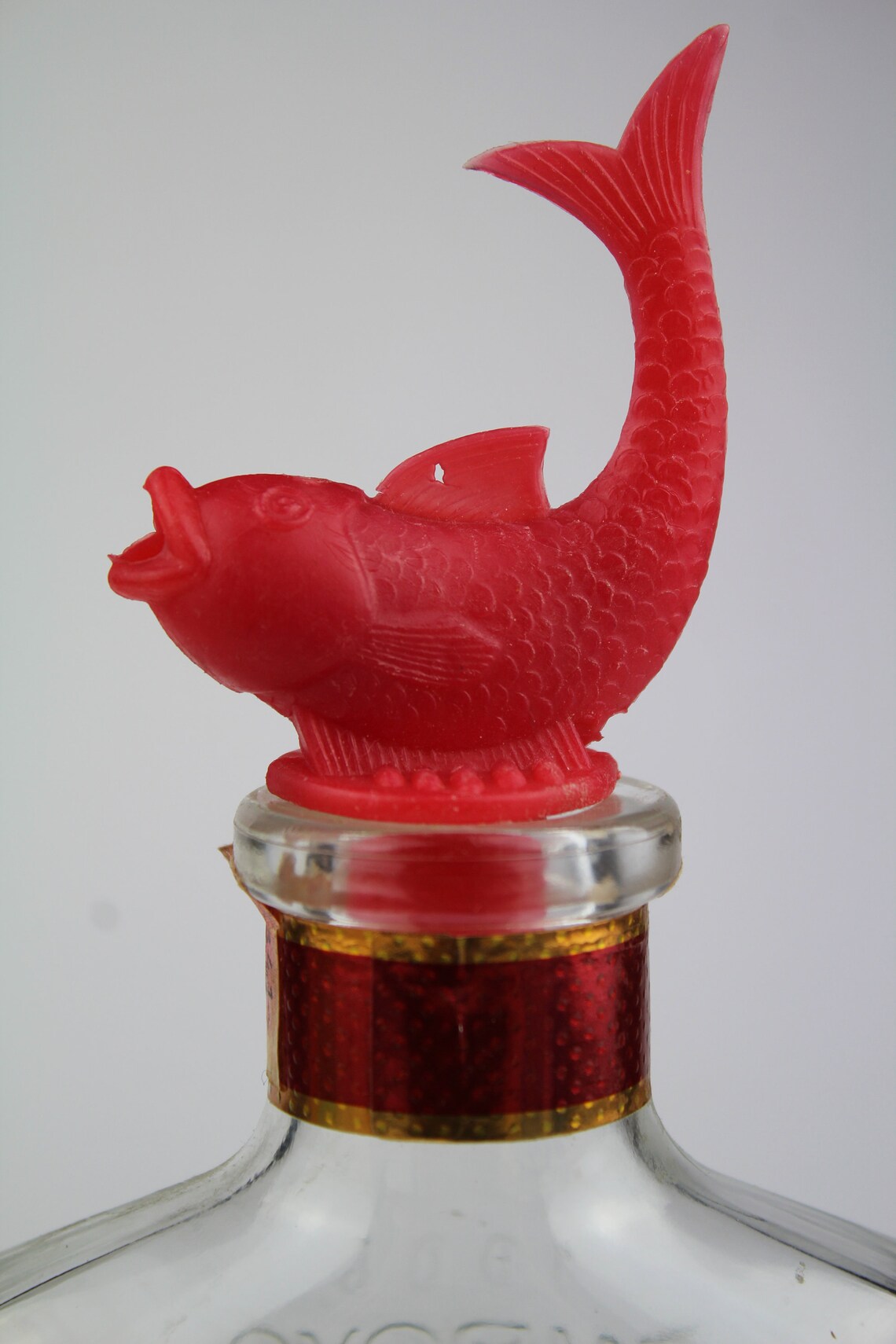 Soviet Bottle Stopper Cork Fish Vintage Plastic Bottle - Etsy