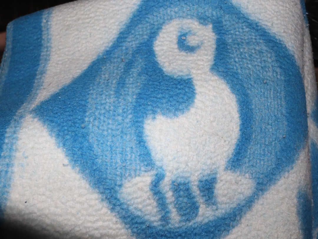 130x95 Cm Soviet Wool Blanket, Large Ussr Coverlet, Vintage Heavy ...