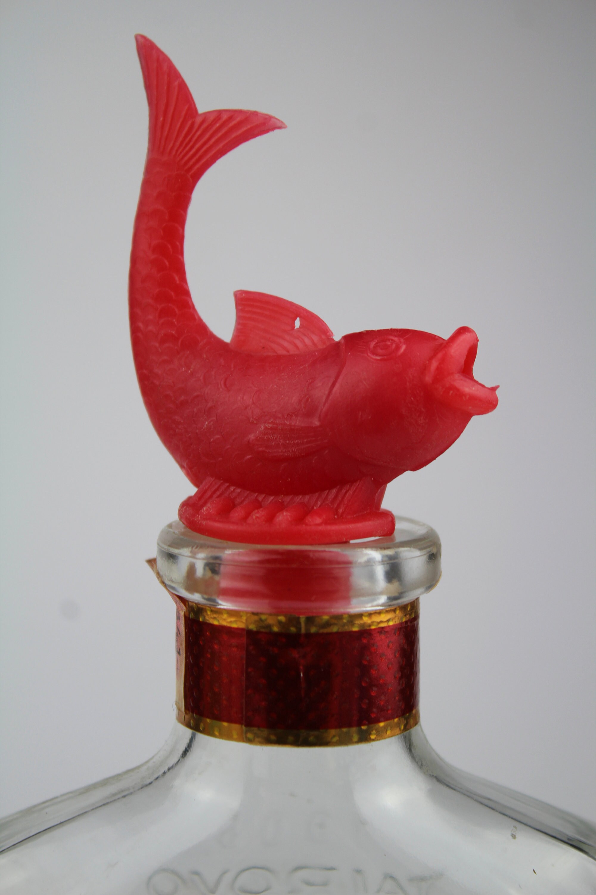 Soviet Bottle Stopper Cork Fish Vintage Plastic Bottle - Etsy