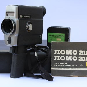 Soviet Vintage Filming Camera Lomo 216. Soviet Camera. Antique Camera ...