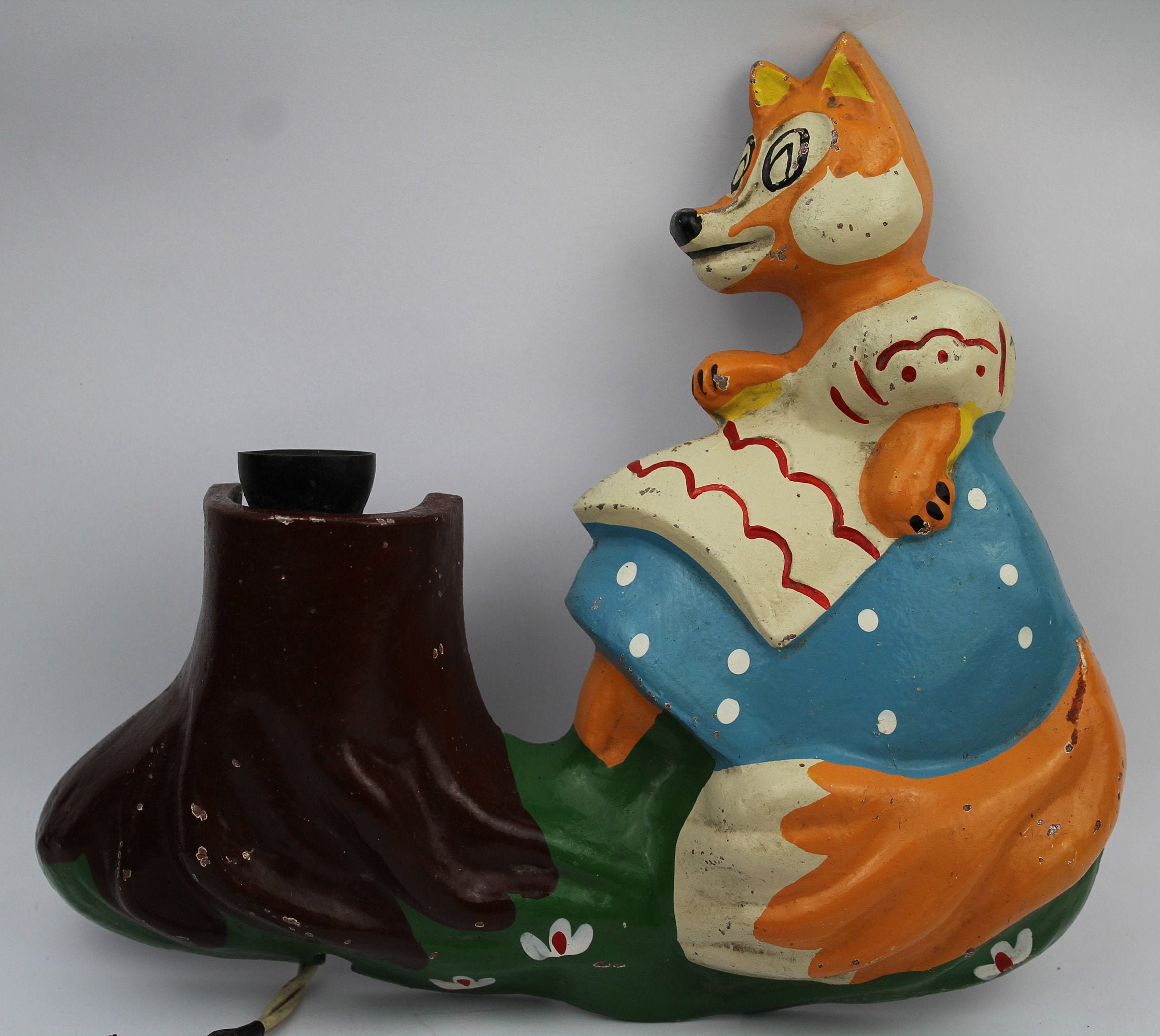 Soviet Nightlight, Kids Lamp Fox, Russain Fox. Kids Nightlight. Night ...