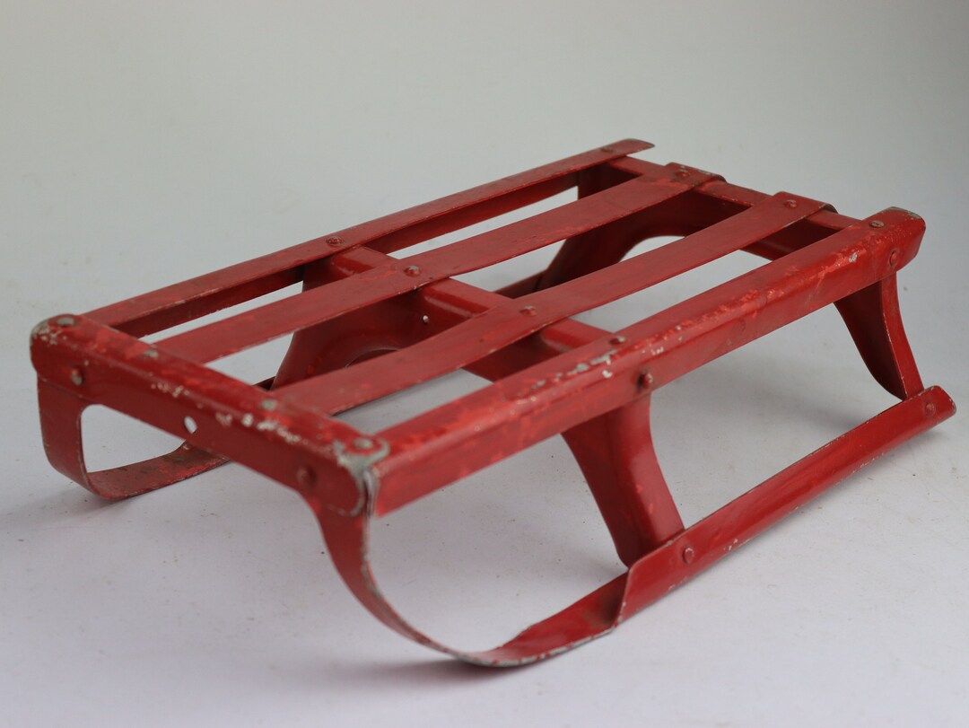 Soviet Decorative Sled, Vintage Kids Sleigh, Outdoor Decor, Farmhouse ...