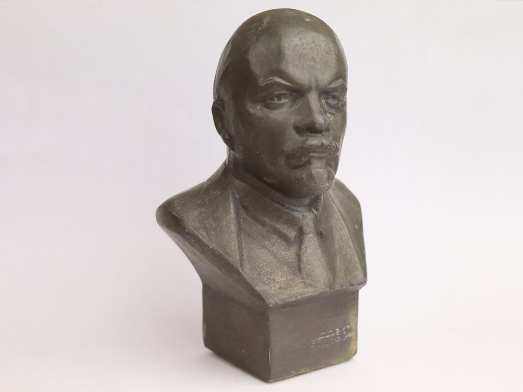 Bust of Lenin. Vintage Desk Souvenir. Memorabilia Soviet Era. Vintage ...