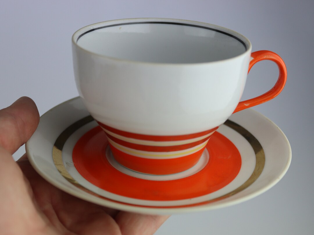Soviet Tea Set, Soviet Coffee Set, Soviet Porcelain Service, Vintage ...