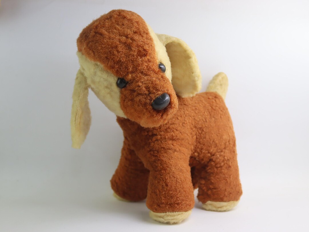 25 Cm Incredibly Funny Vintage Toy Dog, Soft Felted Pet Dog Doll, Made ...