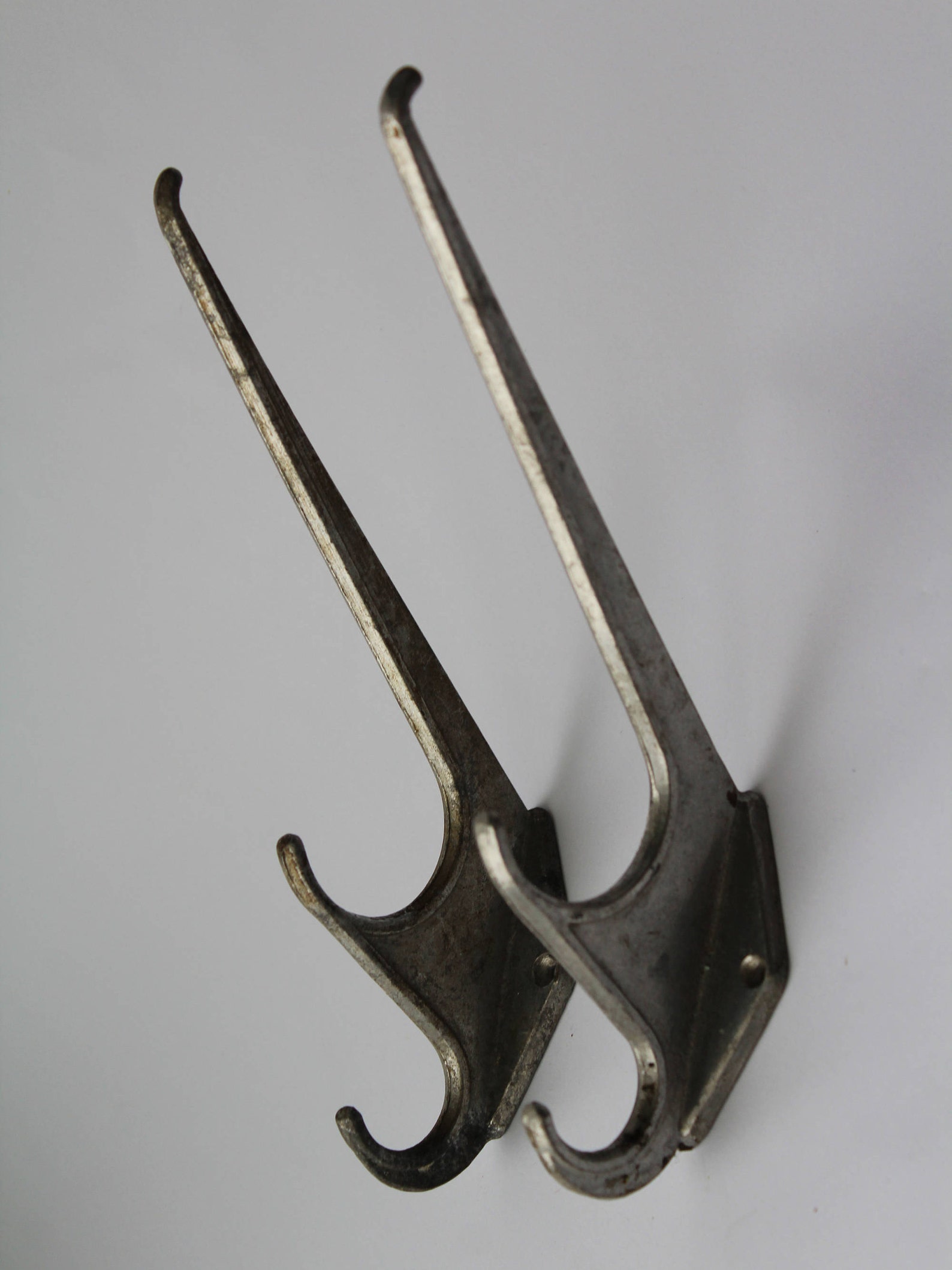 Set of 2 Soviet Triple Wall Hooks. Soviet Coat Hook. Metal Wall Hook ...