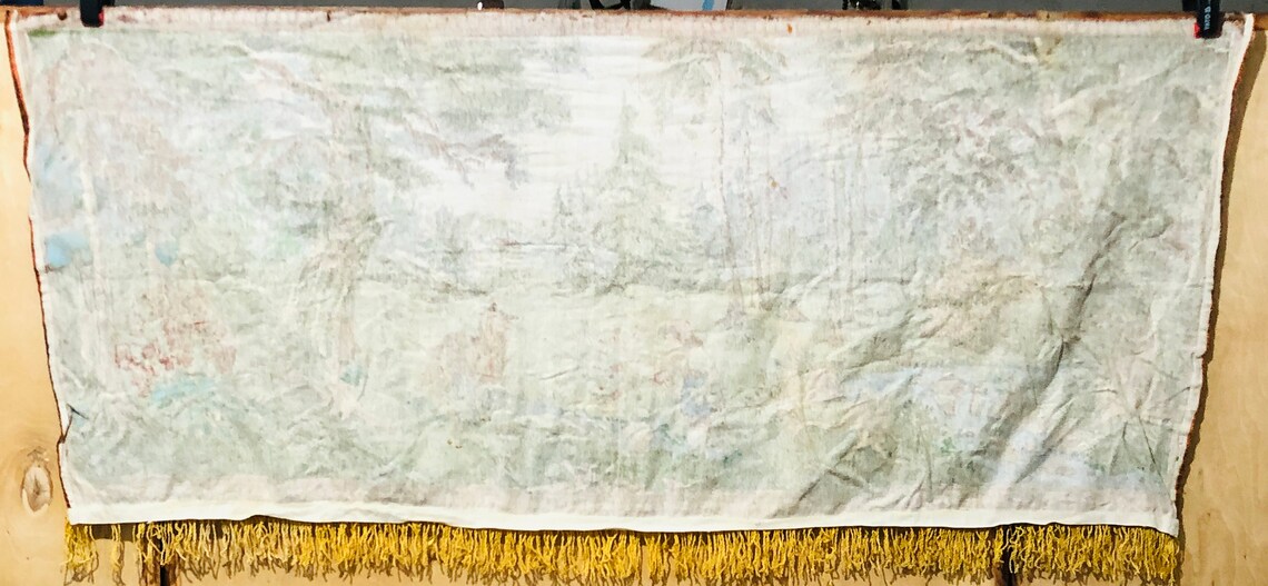 Rare Vintage Cotton Carpet Tapestry Carpet Vintage Wall - Etsy