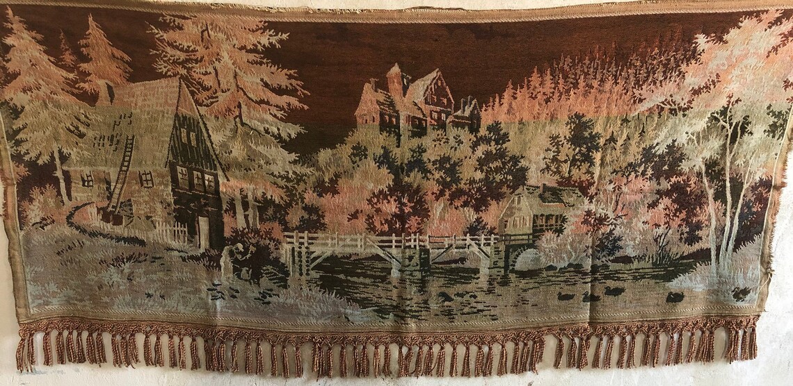 Vintage gobelin carpet tapestry carpet vintage wall carpet | Etsy