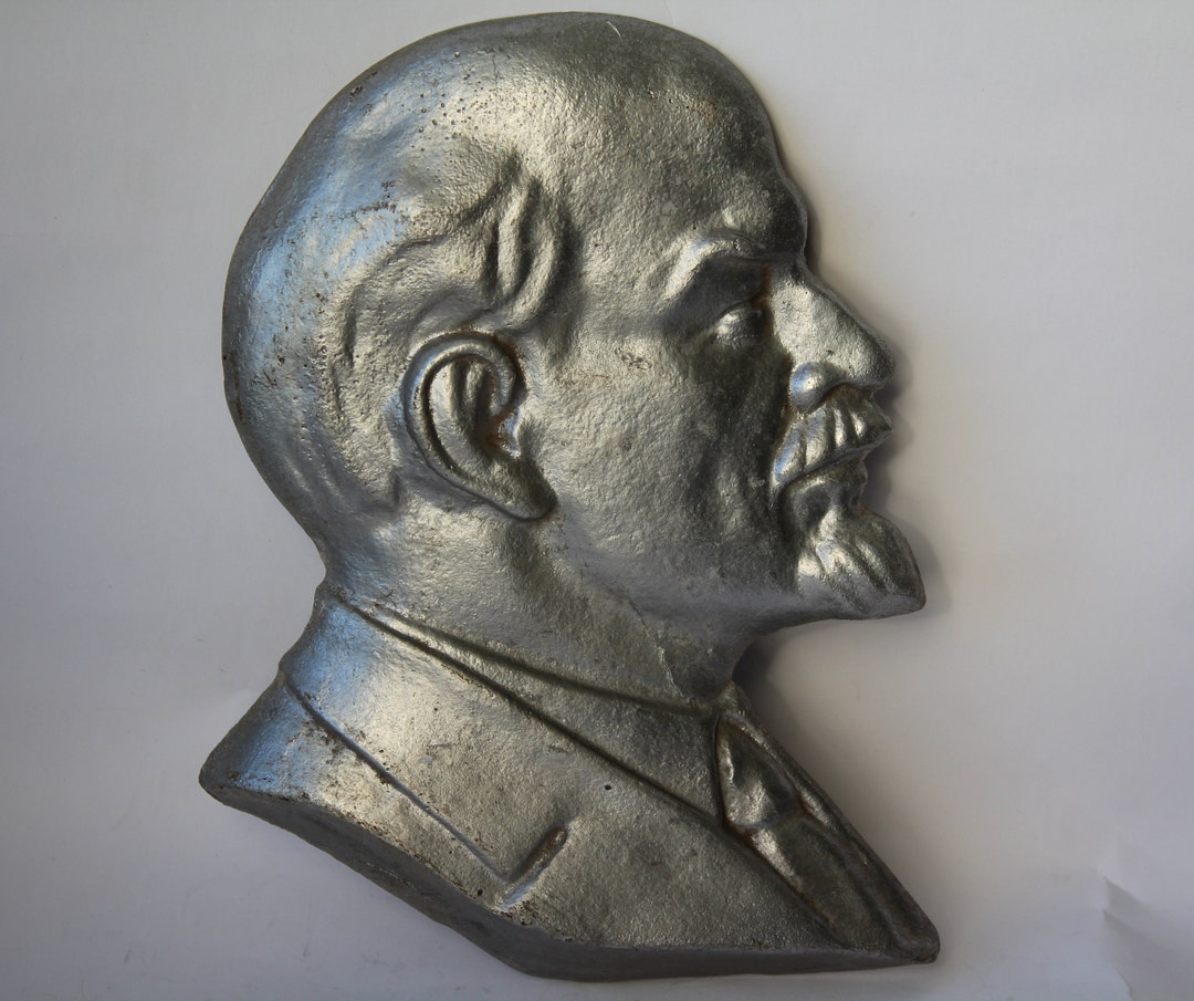 Profile of Lenin. Bust of Lenin. Vintage Souvenir. Memorabilia Soviet ...