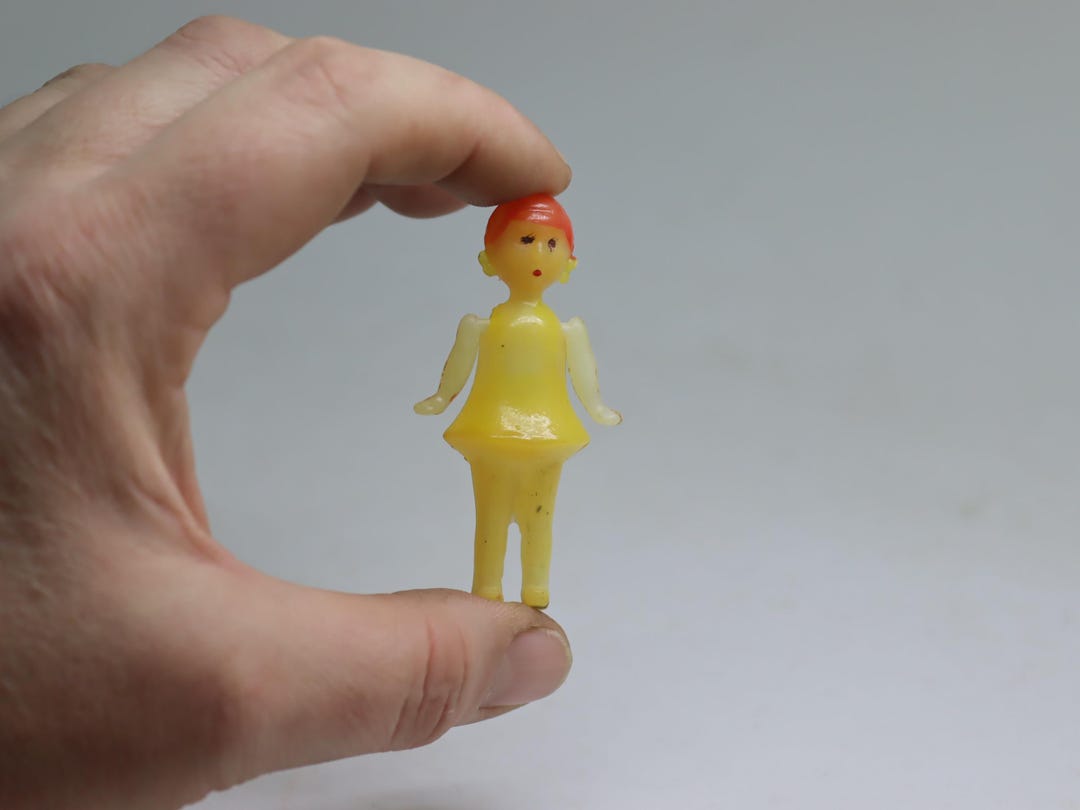 6 Cm Very Rare Soviet Miniature Thumbelina Girl Pupa. Doll. Vintage ...