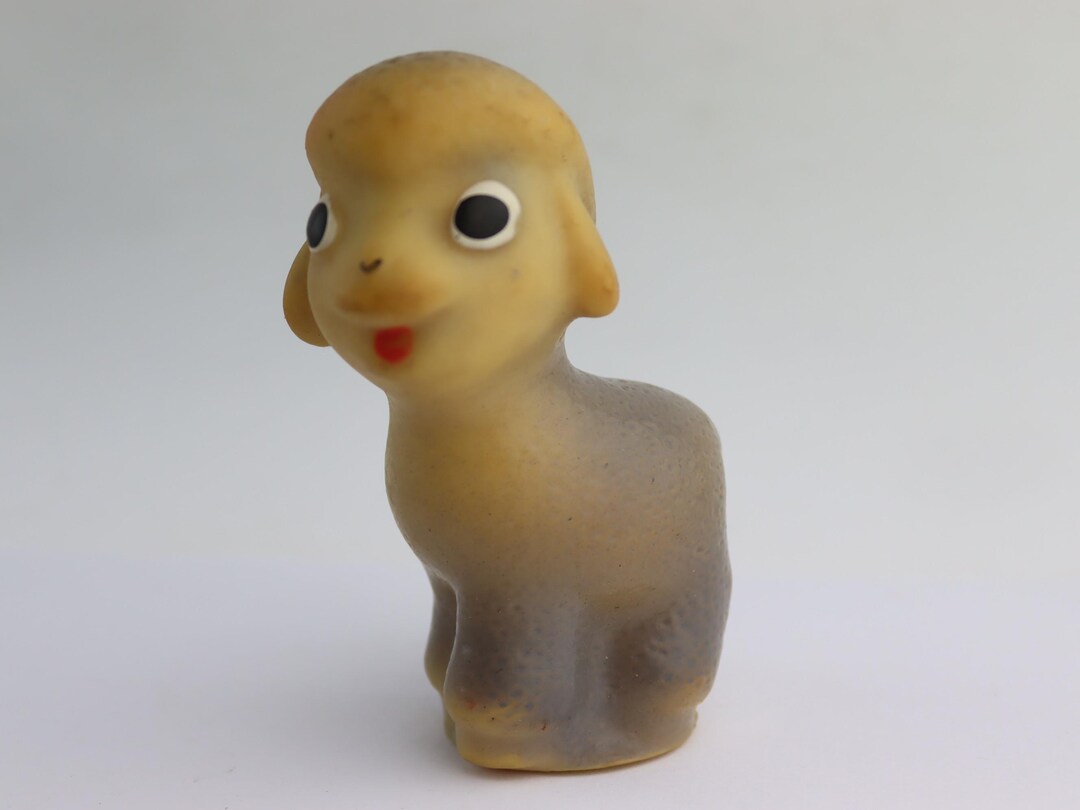 11 Cm Soviet Rubber Toy Sheep. Sheep Soviet Toy. Vintage Toy. Soviet ...