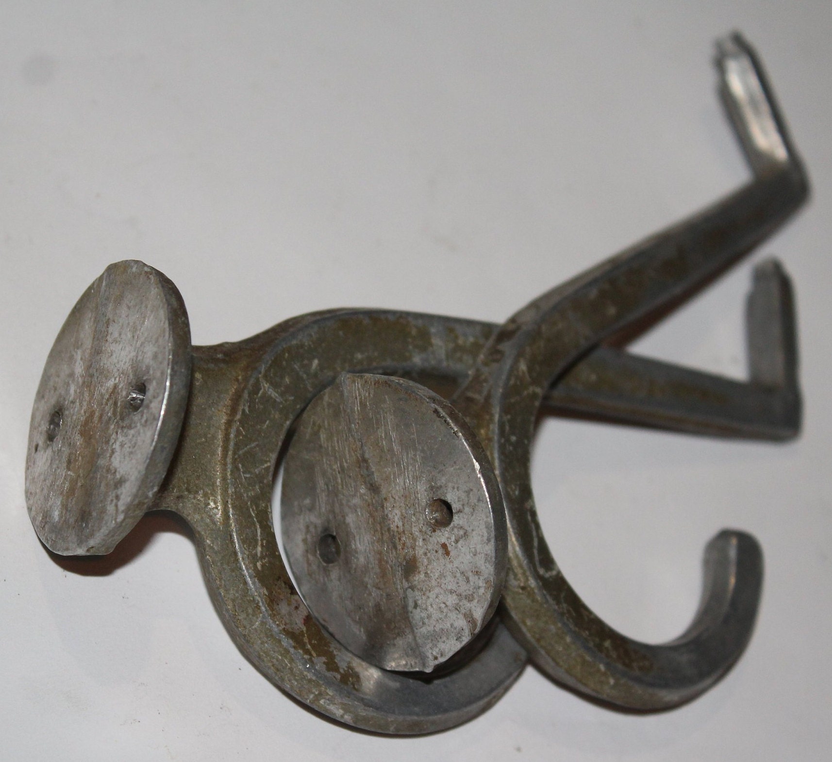 Set of 2 Soviet wall hooks. Soviet coat hook. Metal wall hook. | Etsy