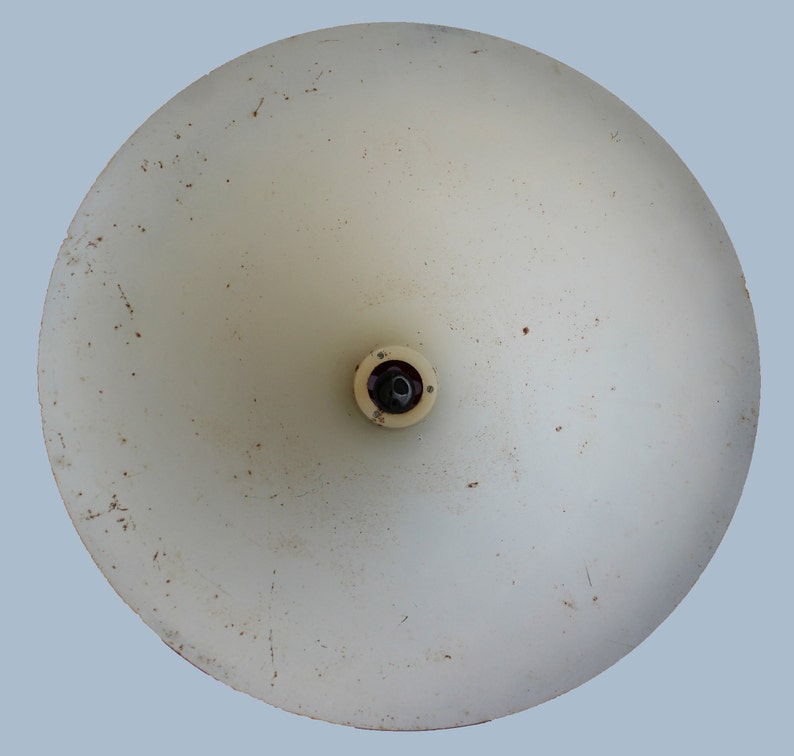 Soviet Large Metal Lamp Cap, Vintage Lamp Hood, Big Metal Lamp Cover ...