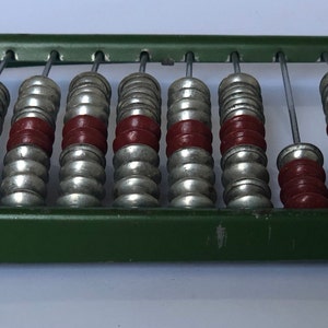 Small Metal Soviet Abacus, Abacus USSR, Vintage Abacus, Soviet Metal ...