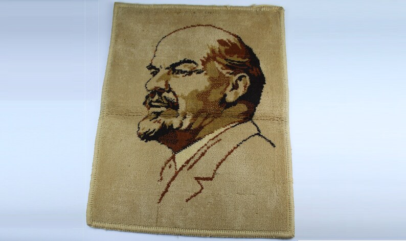 Soviet Wool Tapestry Lenin. Wall Decor Lenin. Vintage Carpet - Etsy