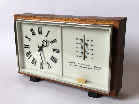 Home Décor Home & Living Clocks Vintage Soviet Mechanical Clock Vintage ...