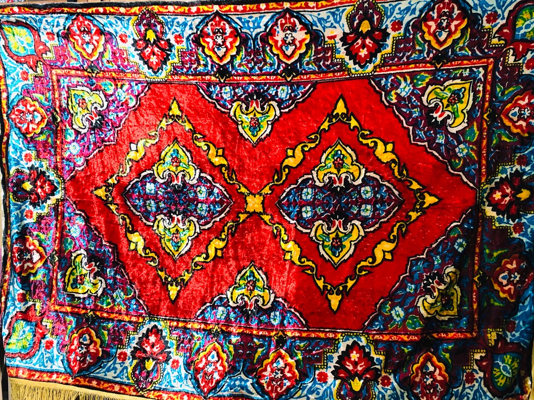 Soviet Plush Carpet Vintage Wall Carpet Rustic Carpet Kids - Etsy