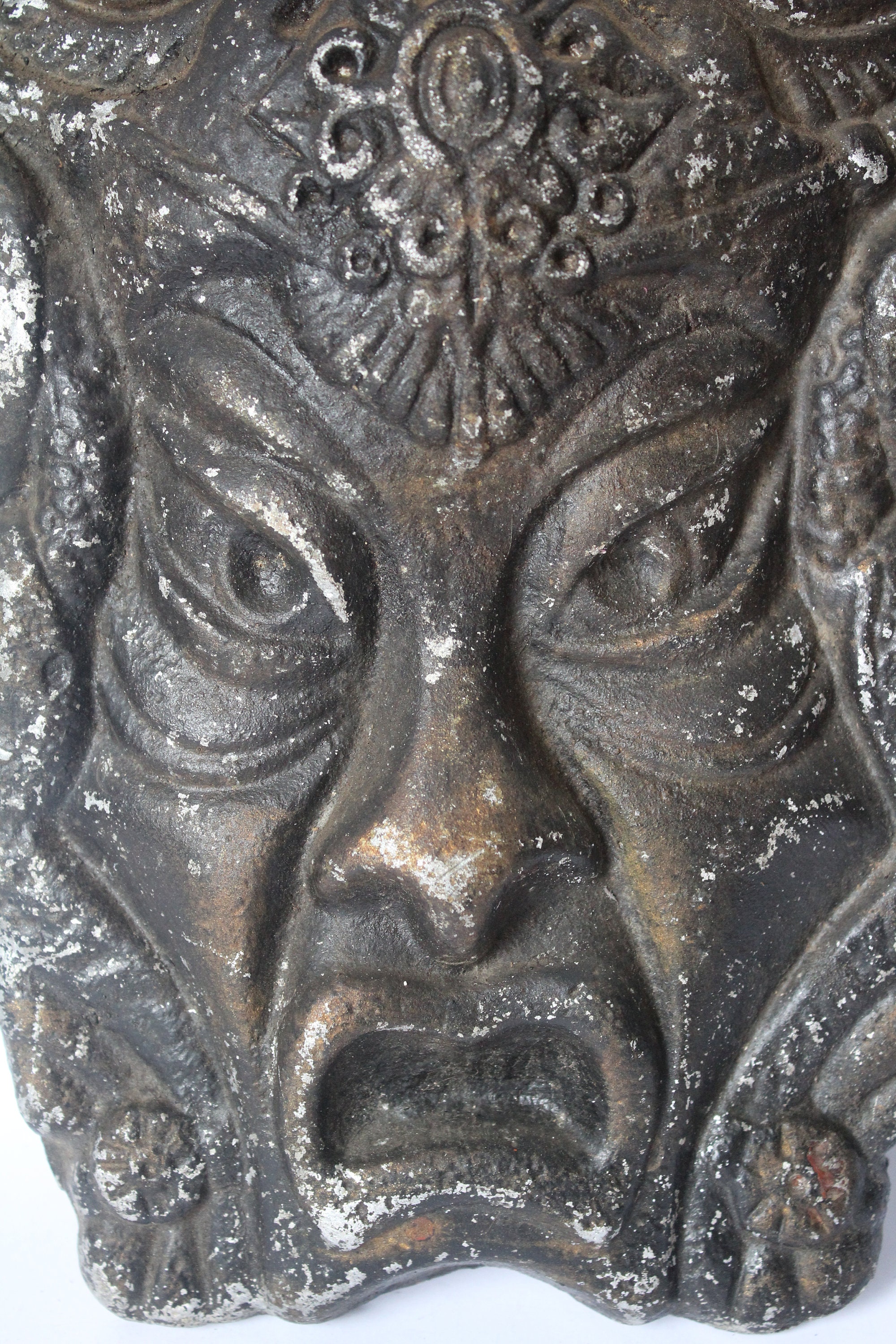 Vintage Metal Face Samurai. Soviet Decor. Vintage Metal Mask. | Etsy