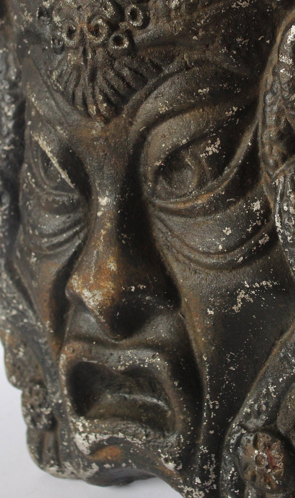 Vintage Metal Face Samurai. Soviet Decor. Vintage Metal Mask. | Etsy