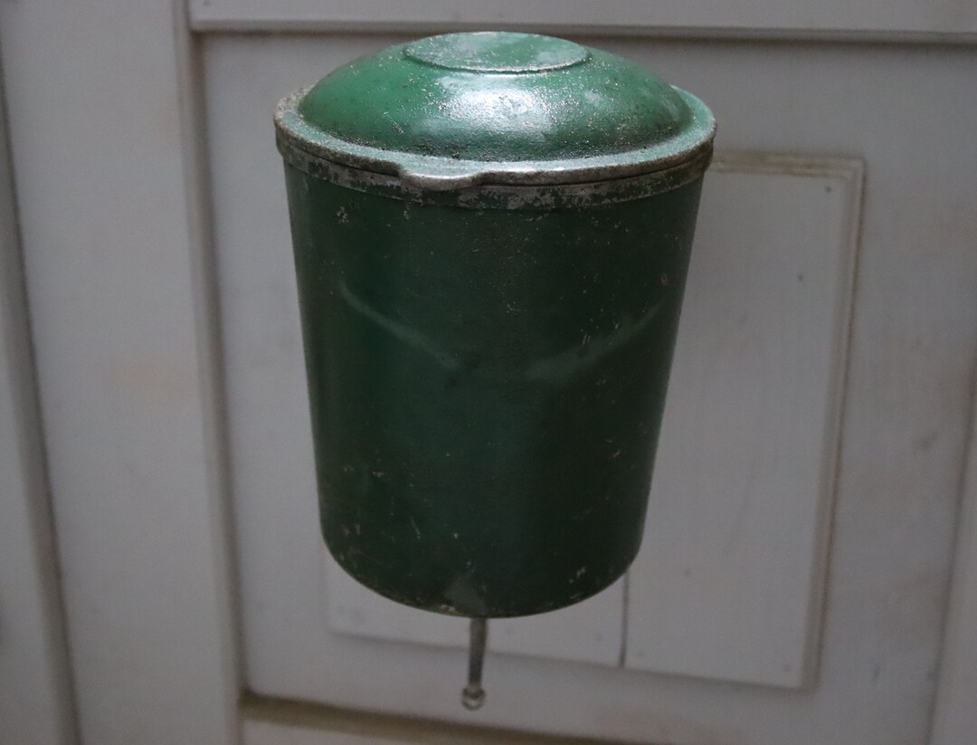 Soviet Wall Sink With Hinged Lid, Vintage Water Dispenser, Outdoor ...