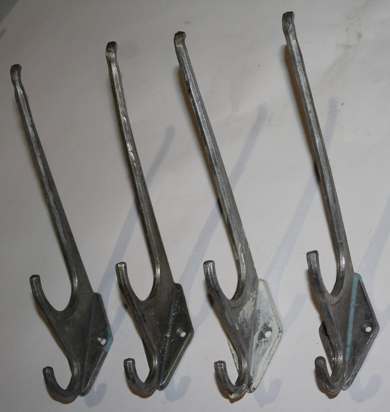 Set of 4 Soviet Triple Wall Hooks. Soviet Coat Hook. Metal | Etsy