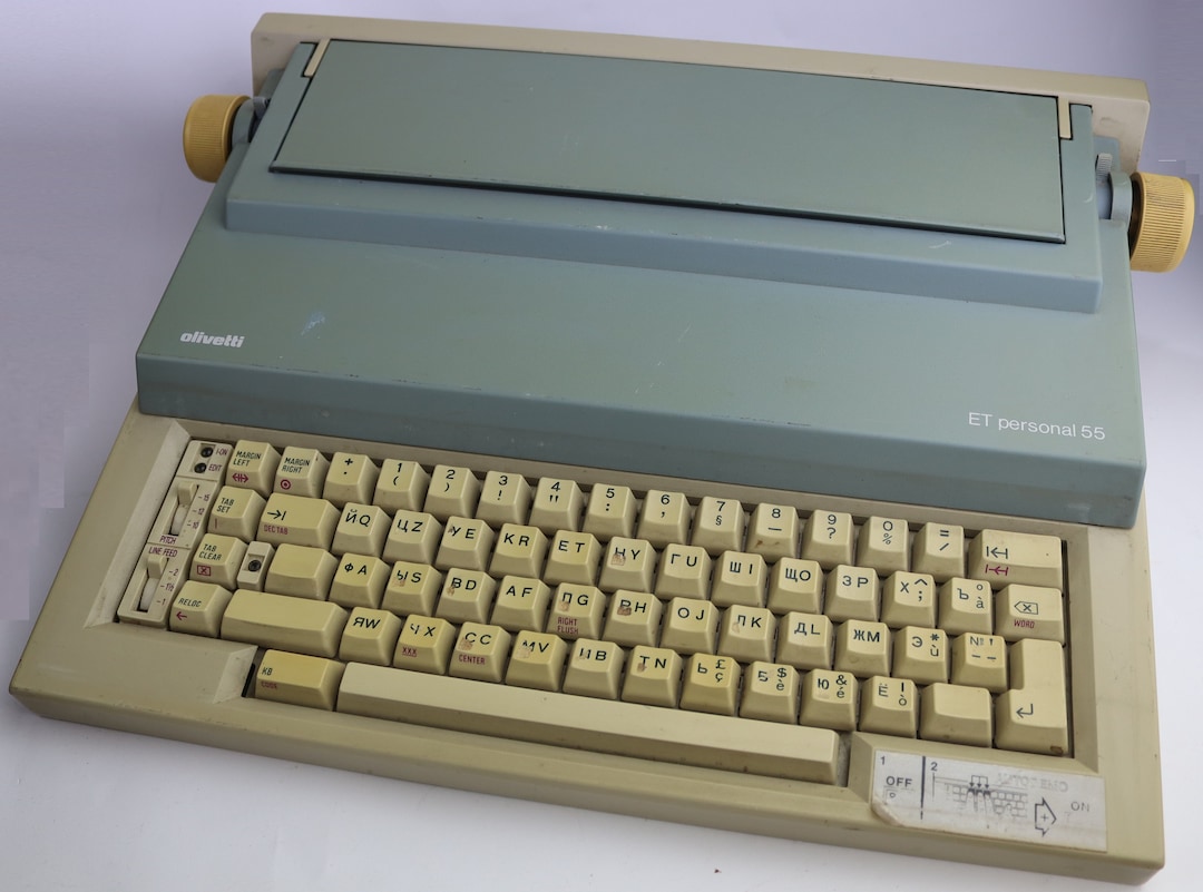 1999 Vintage Electric Typewriter Olivetti ET Personal 55, Vintage ...
