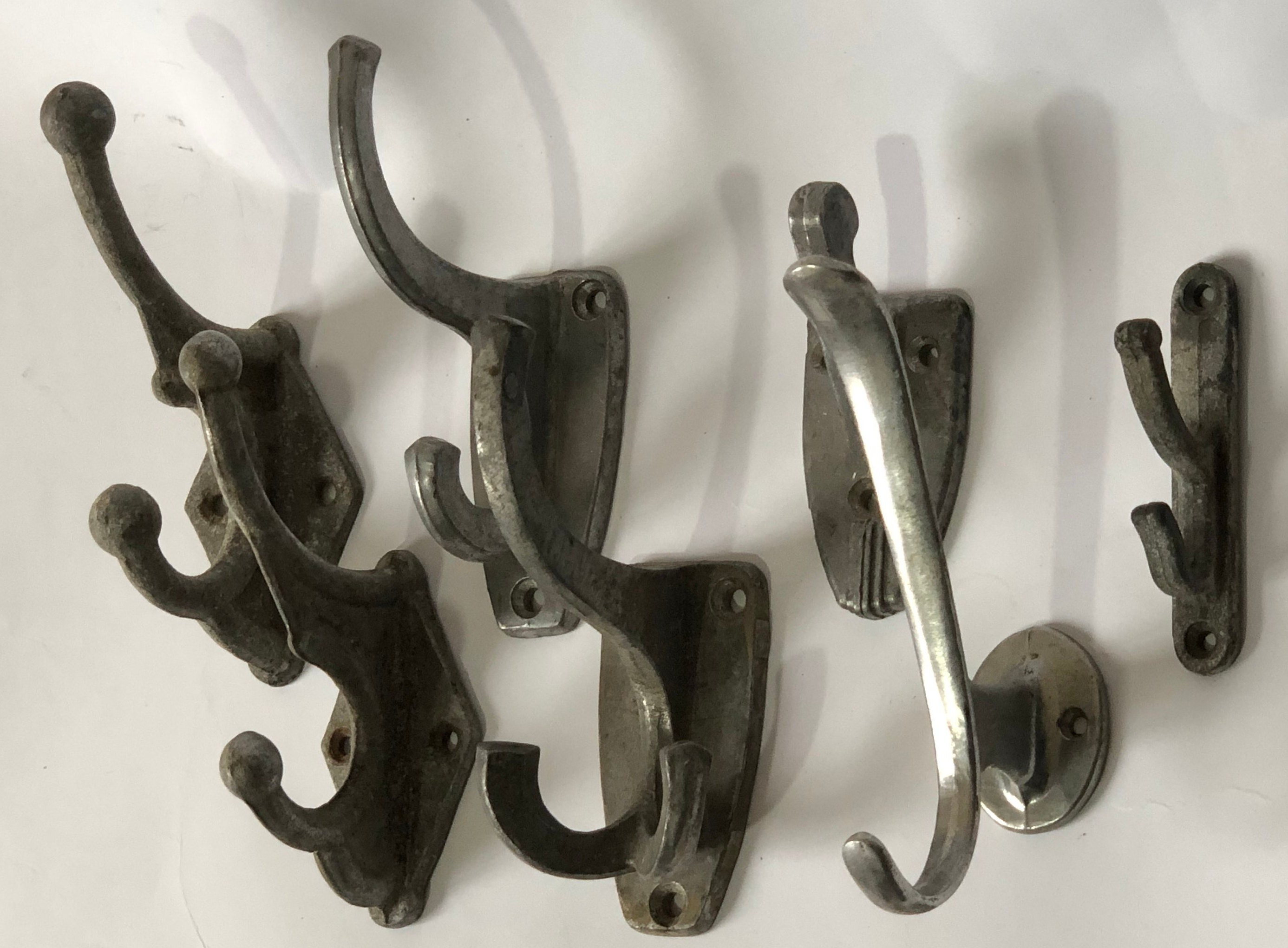 Set of 7 Soviet Wall Hooks. Very Old Hook. Soviet Coat Hook. | Etsy