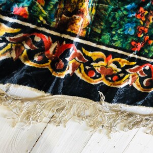 Soviet Plush Carpet Oriental Motive, East Wall Carpet, Tablecloth ...