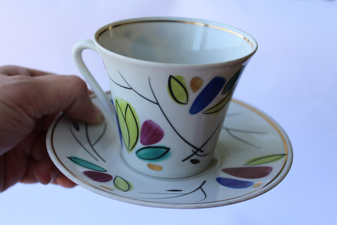 Soviet Coffee Set for 2 Persons , Soviet Tea Set, Soviet Porcelain ...