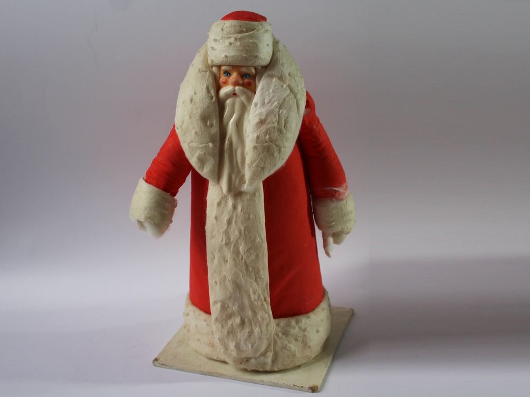 Soviet Ded Moroz, Ded Moroz, Soviet Vintage Santa Claus, Snow Maiden ...