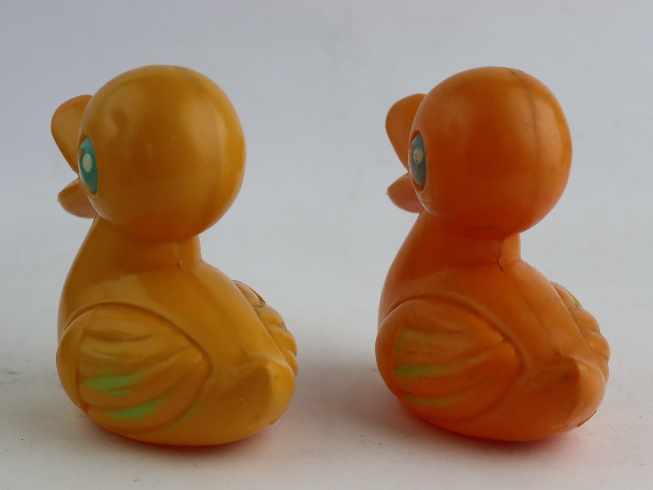 10 Cm Cute Duet of Soviet Celluloid Duck Toys, Vintage Duckling Toy ...