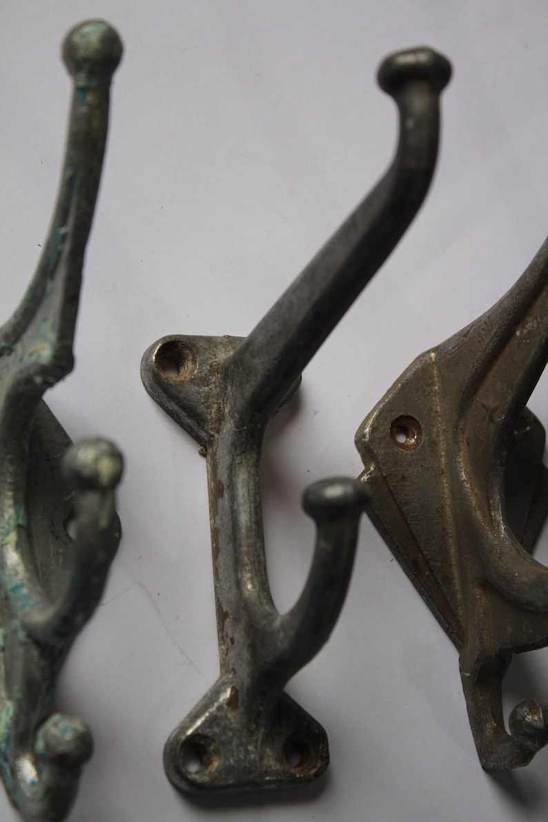 Set of 5 Soviet Wall Hooks. Very Old Hook. Soviet Coat Hook. - Etsy