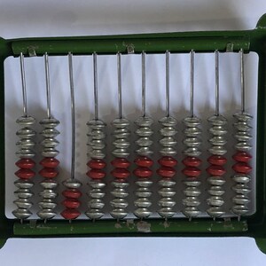 Small Metal Soviet Abacus, Abacus USSR, Vintage Abacus, Soviet Metal ...