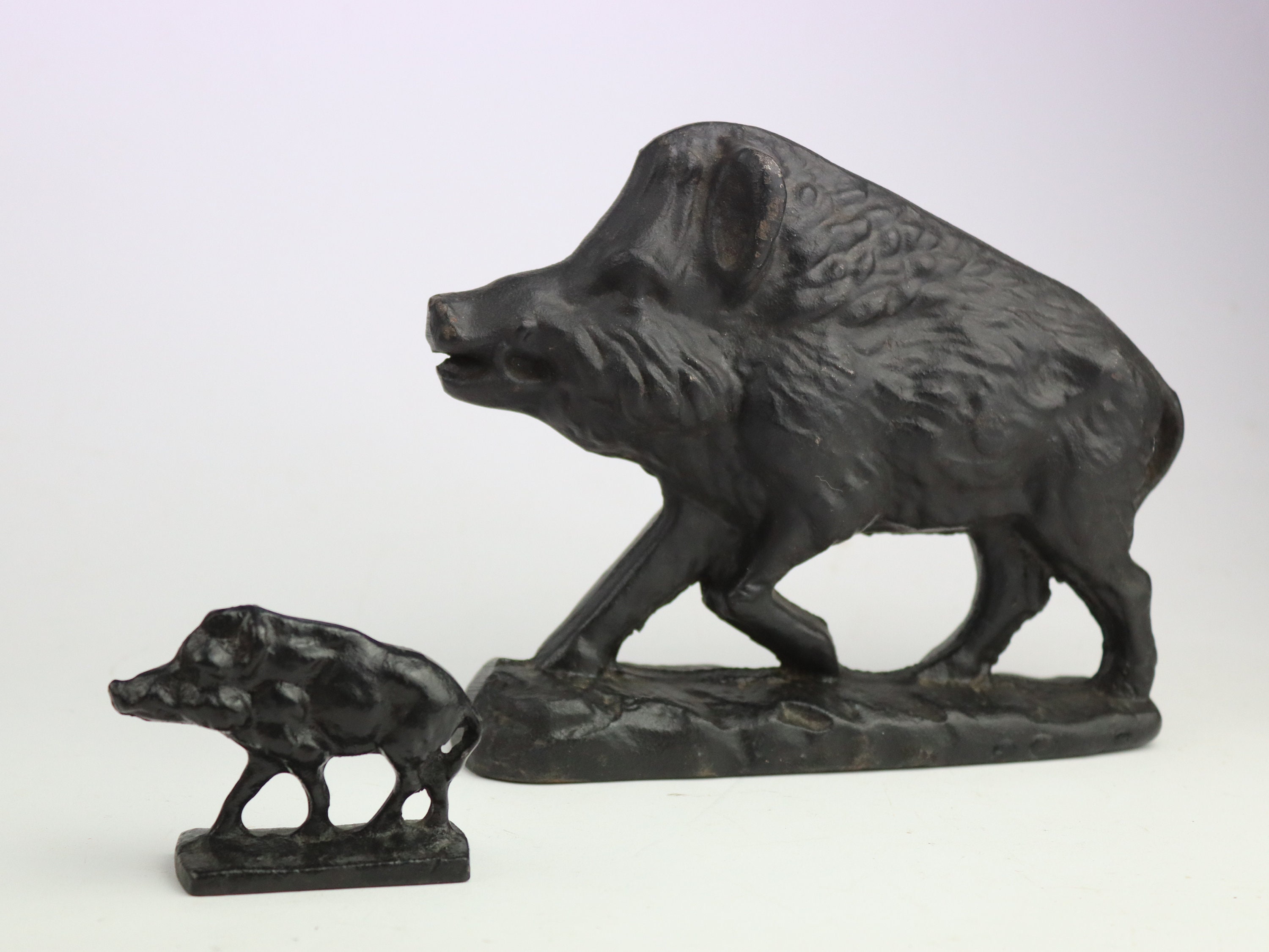Miniature Metal Wild Boar Hog Statue Wild Pig figurine Collectibles ...