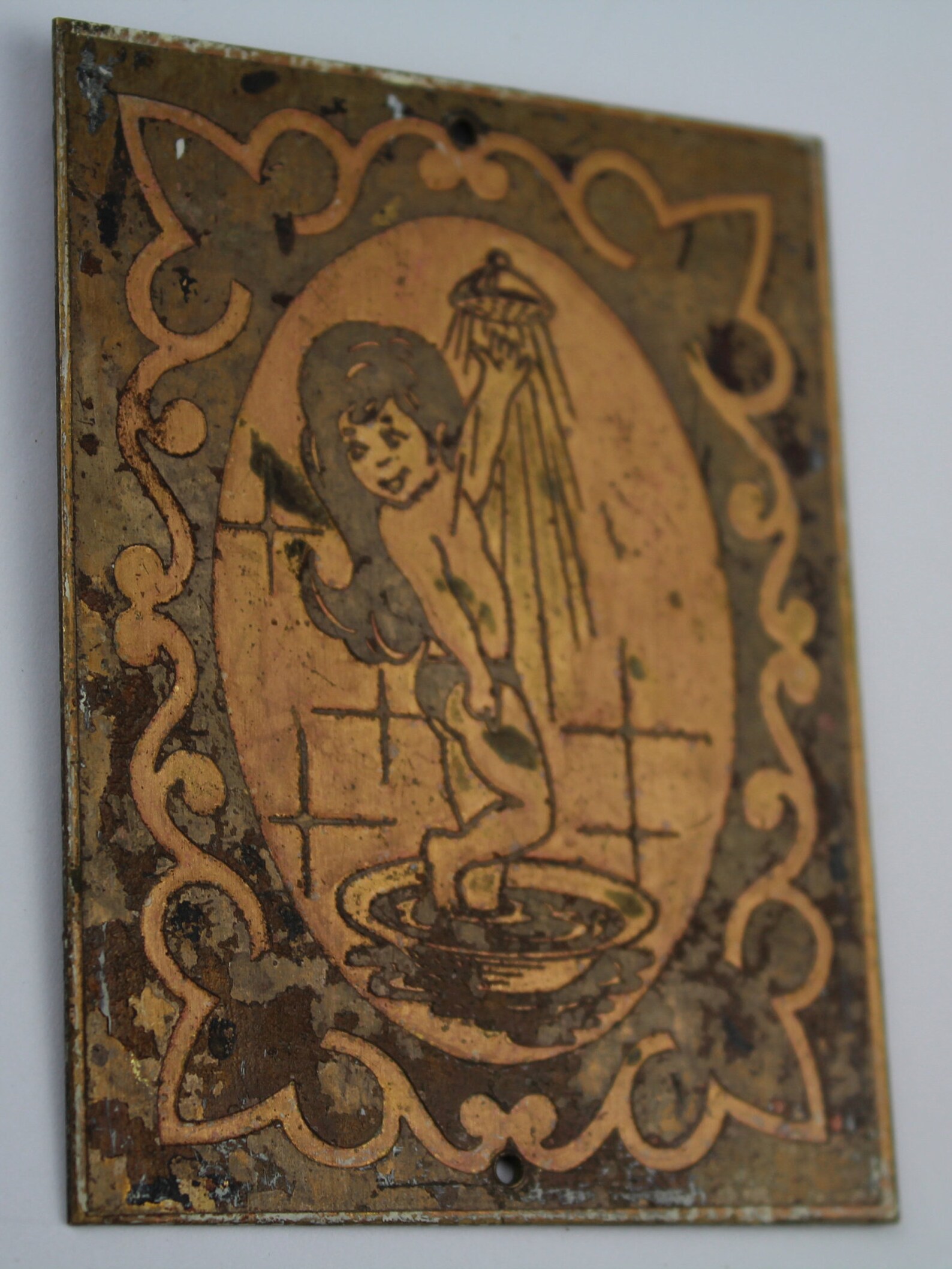 Soviet Metal Bathroom Door Sign. Wall Picturebathroom . - Etsy