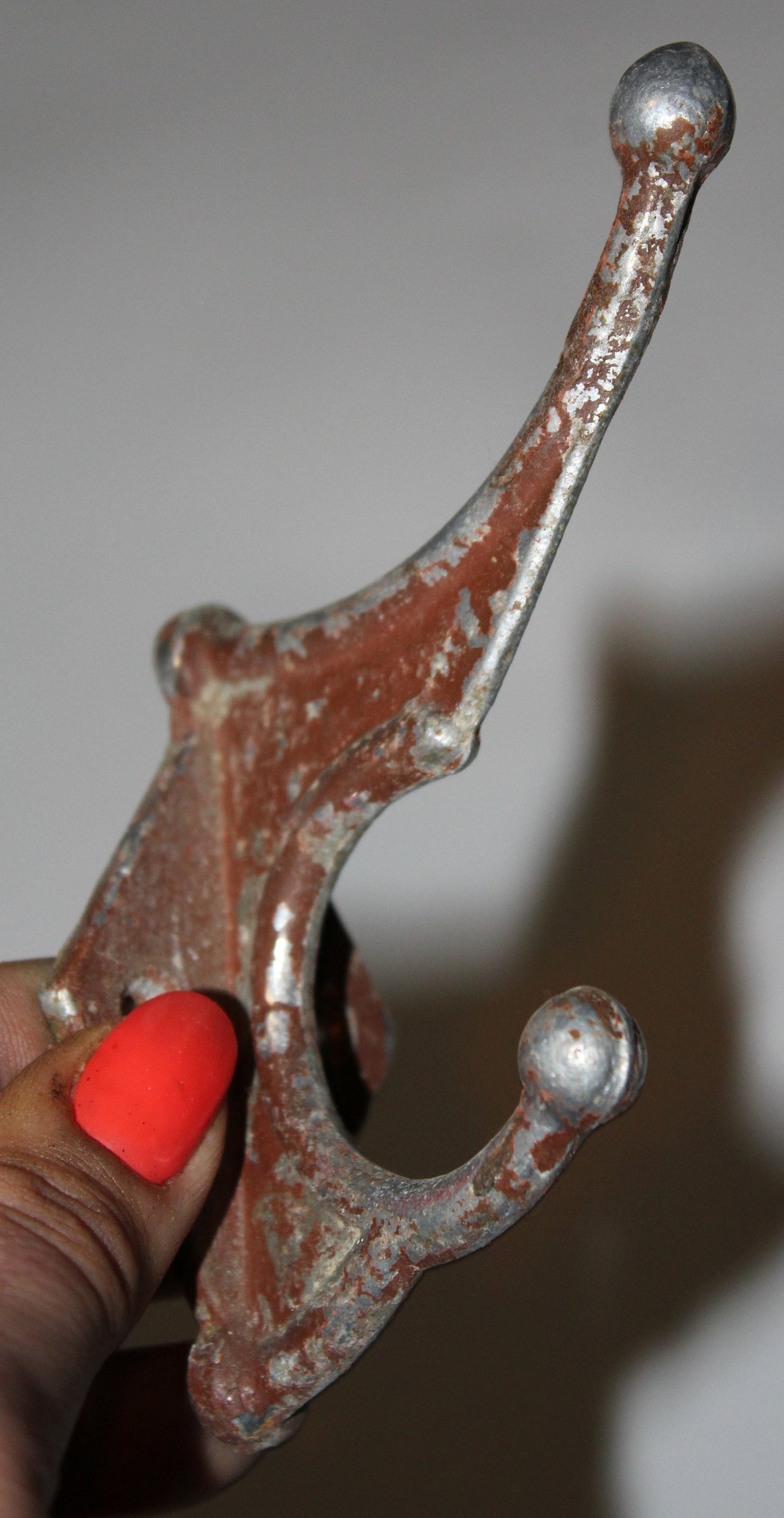 Set of 4 Soviet Wall Hooks. Soviet Coat Hook. Metal Wall Hook. Vintage ...