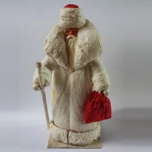 Soviet Ded Moroz, Ded Moroz, Soviet Vintage Santa Claus, Snow Maiden ...