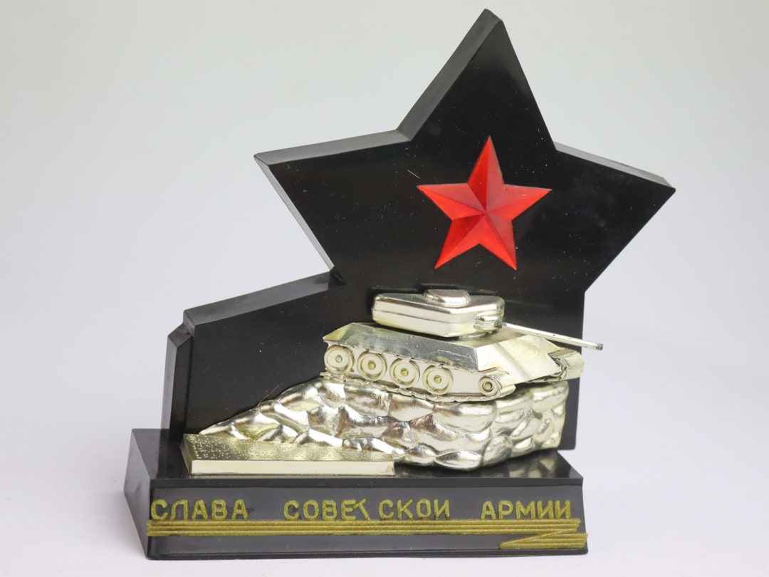 Soviet Desk Souvenir Glory of Soviet Army. Vintage Desk Souvenir ...