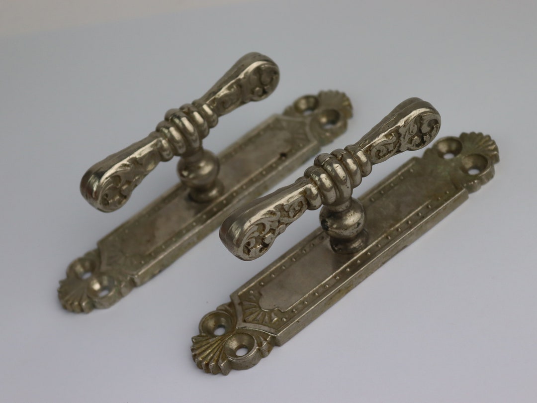 New Pair of Soviet Metal Handles. Soviet Door Handle. Vintage Door ...