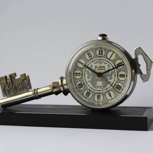 Working Soviet Alarm Clock Slava Moscow. Desk Clock USSR. Vintage Clock ...