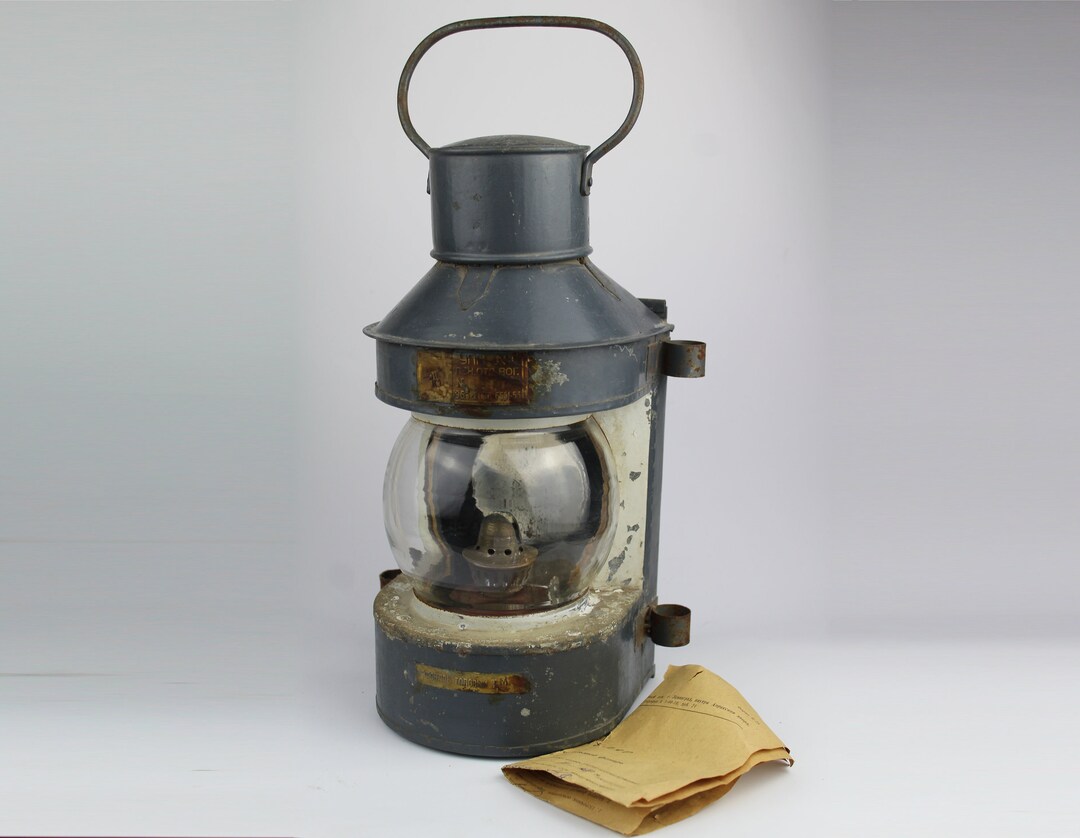 RESERVED 1968 Soviet Signal Distinguishing Kerosene Oil Lantern ...