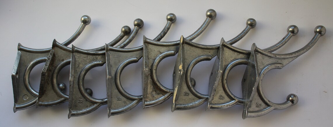 Set of 8 Soviet Wall Hooks. Soviet Coat Hook. Metal Wall Hook. | Etsy