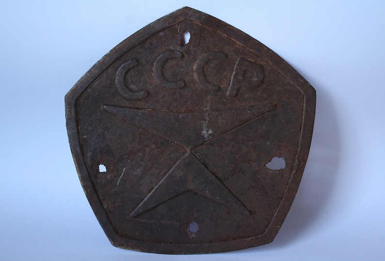 Soviet Sign of the USSR Metal USSR Sign Ussr Quality Mark | Etsy