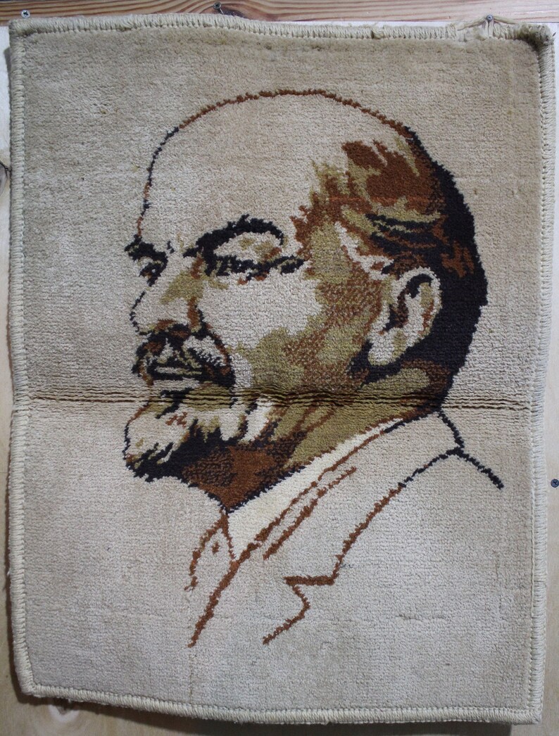 Soviet Wool Tapestry Lenin. Wall Decor Lenin. Vintage Carpet - Etsy